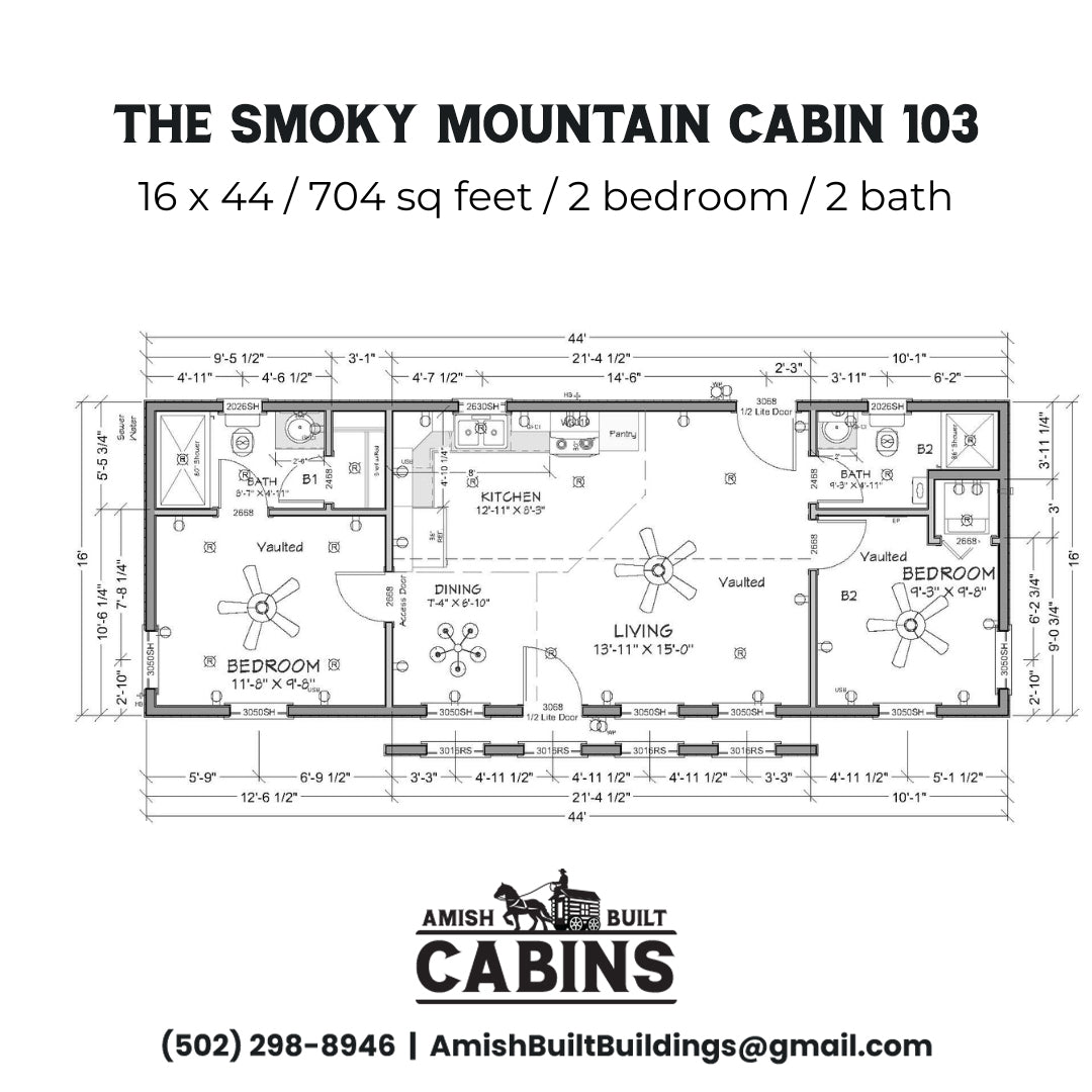 The Smoky Mountain Cabin Series (KENTUCKY PRICING) – Amish Built Cabins