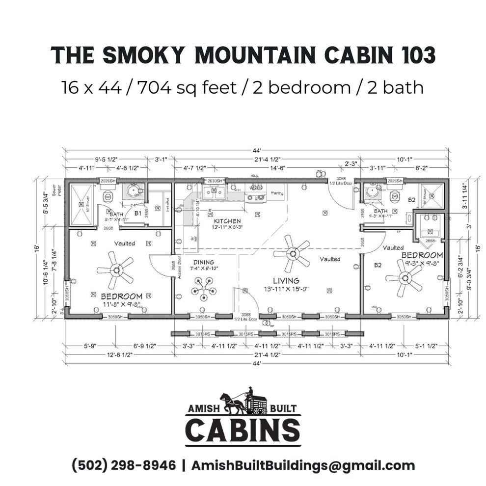 The Smoky Mountain Cabin Series (KENTUCKY PRICING) – Amish Built Cabins