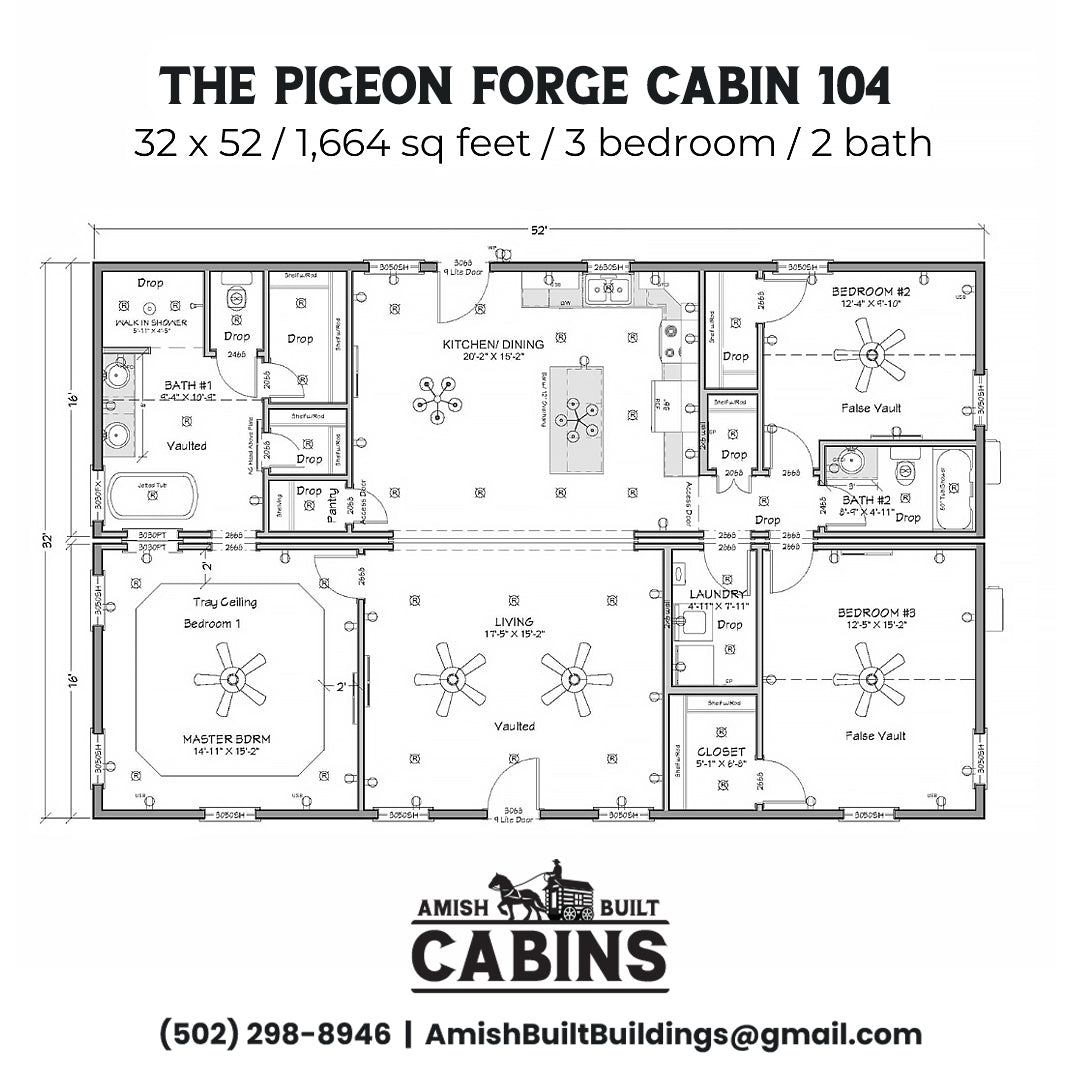 Pigeon Forge Cabin (TEXAS PRICING) – Amish Built Cabins | Amish Made ...