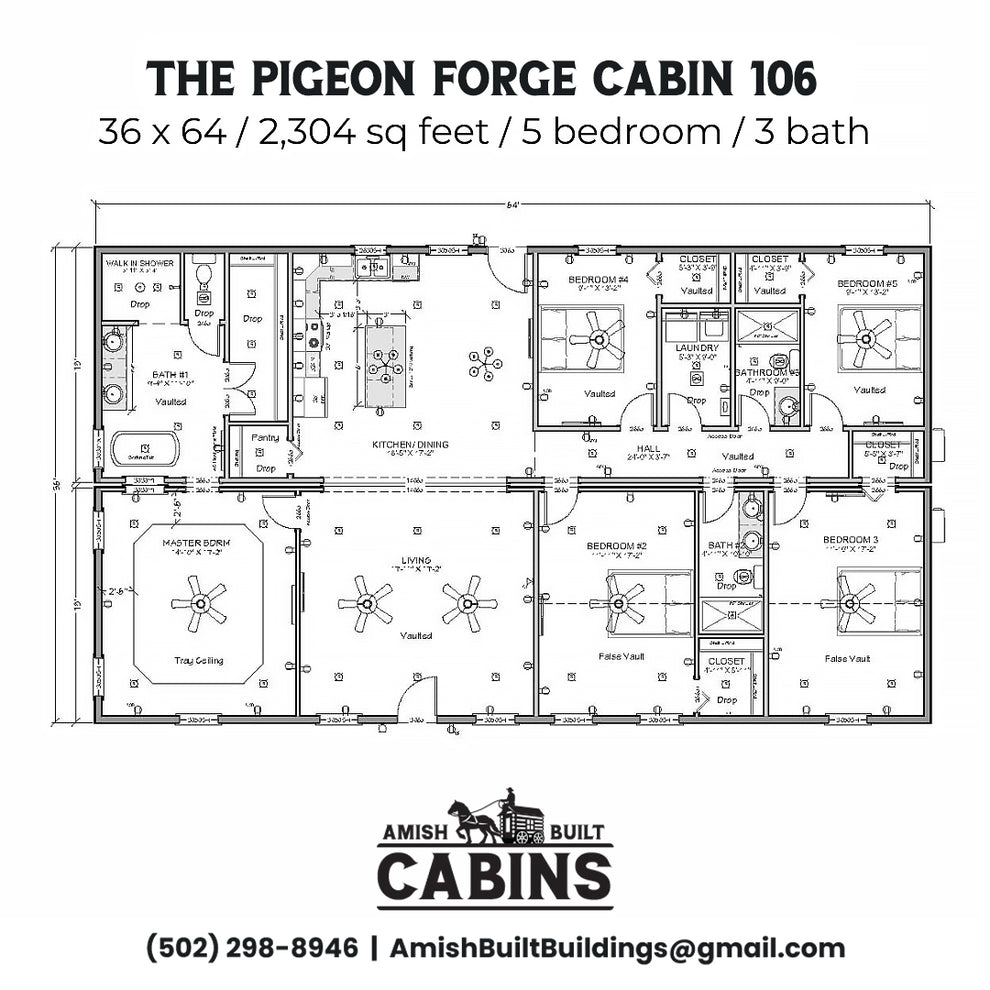 Pigeon Forge Cabin ( PENNYSYLVANIA PRICING) – Amish Built Cabins