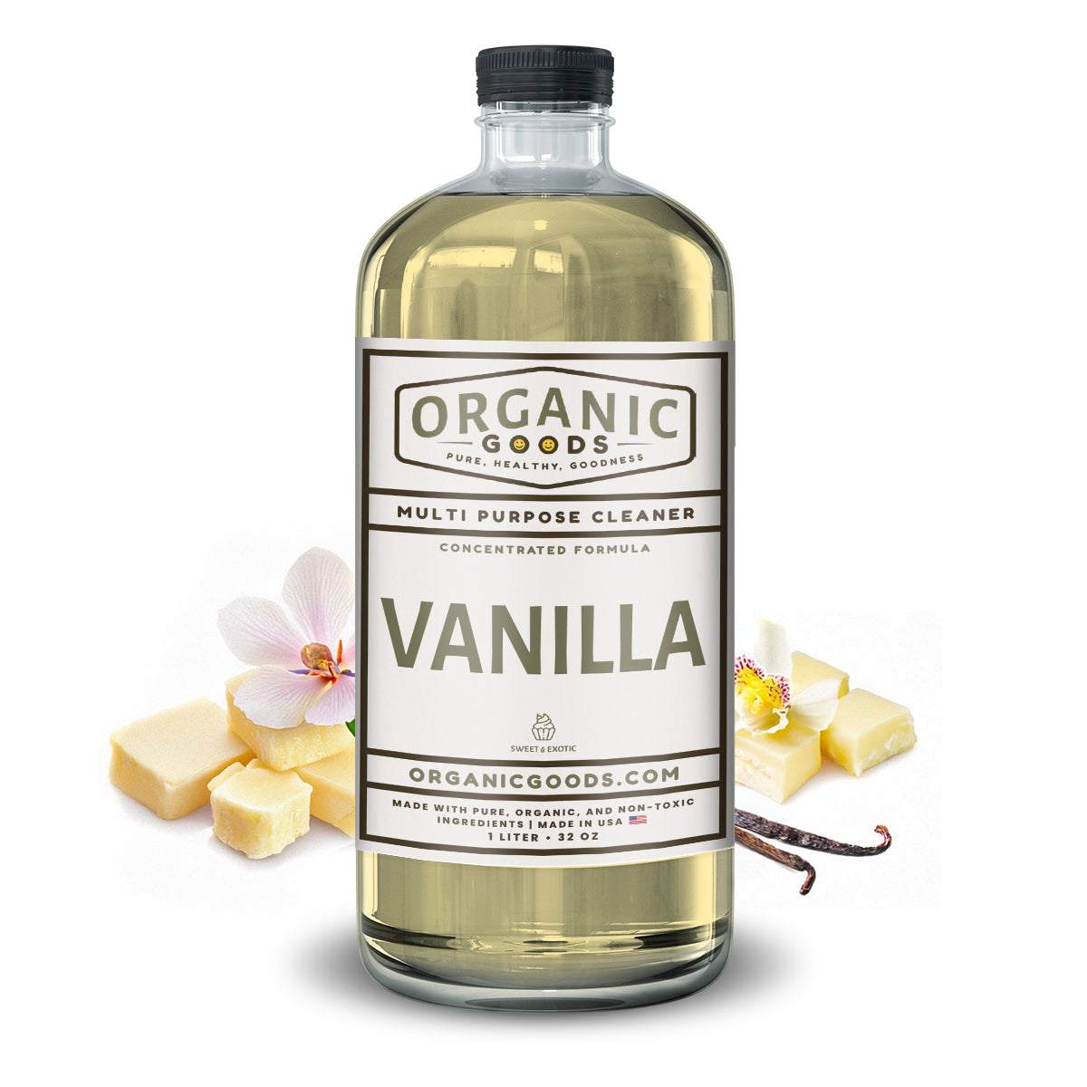 Organic Goods Concentrated Multi Purpose Cleaner - Vanilla Essential O ...