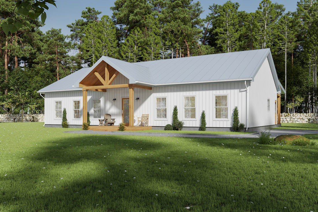 The Windsor Ranch Steel Barndo House Kit – Amish Built Cabins | Modular ...