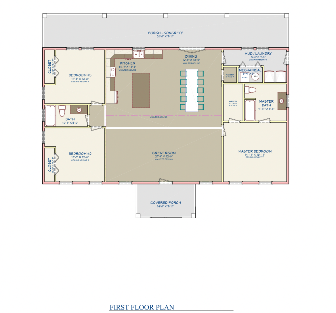 The Windsor Ranch Steel Barndo House Kit – Amish Built Cabins | Modular ...