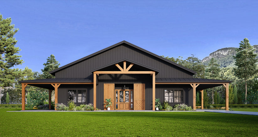 The Stonemont Steel Barndo House Kit – Amish Built Cabins