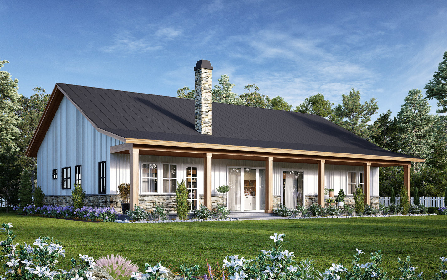 The Steelhide Lodge Steel Barndo House Kit – Amish Built Cabins