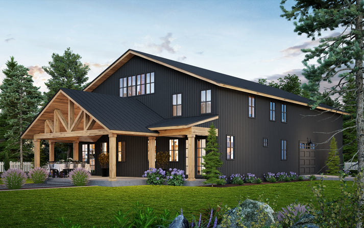 The Steel Hearth Steel Barndo House Kit – Amish Built Cabins | Modular ...