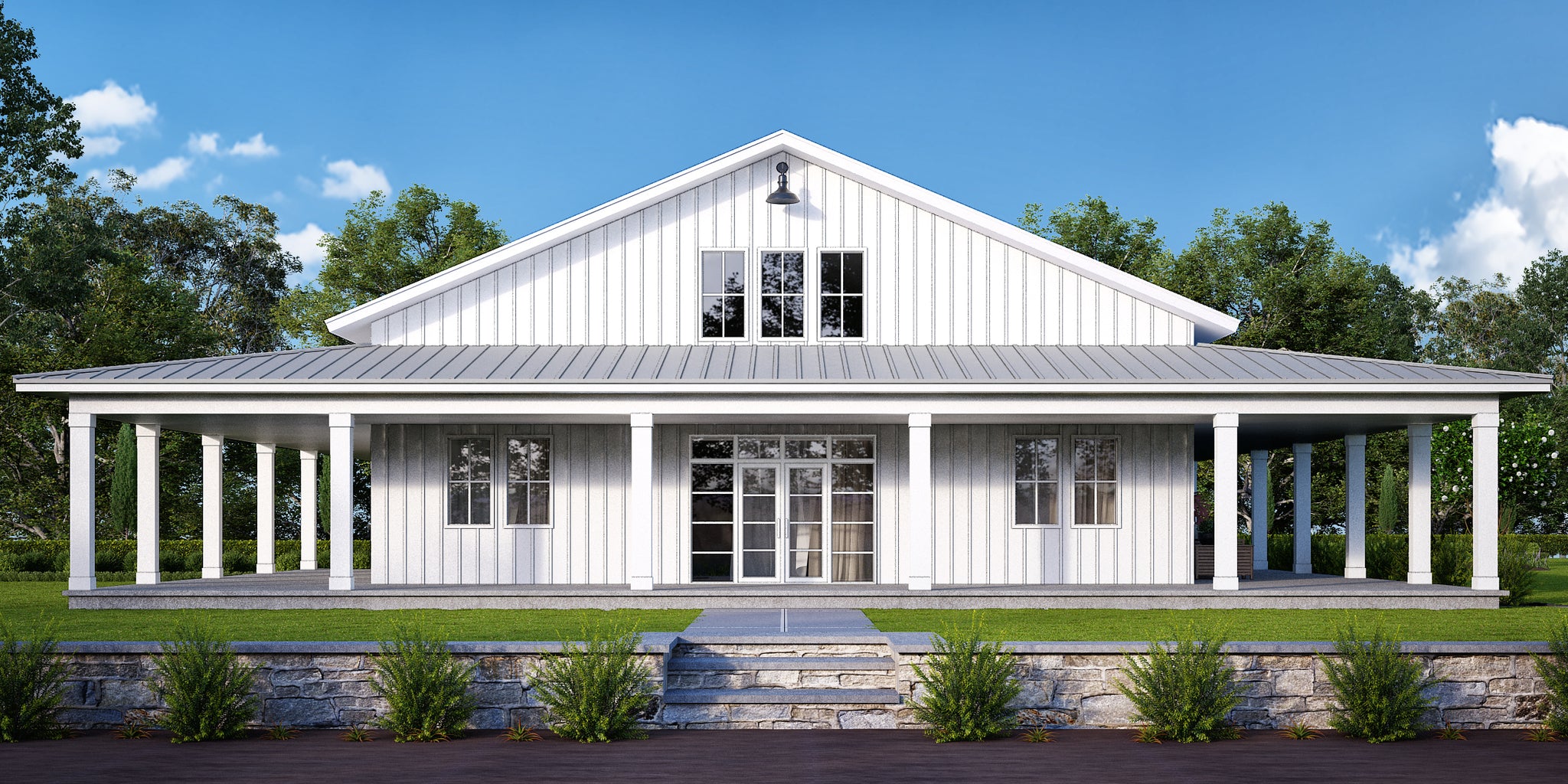 The Lone Wolf Steel Barndo House Kit – Amish Built Cabins | Modular ...