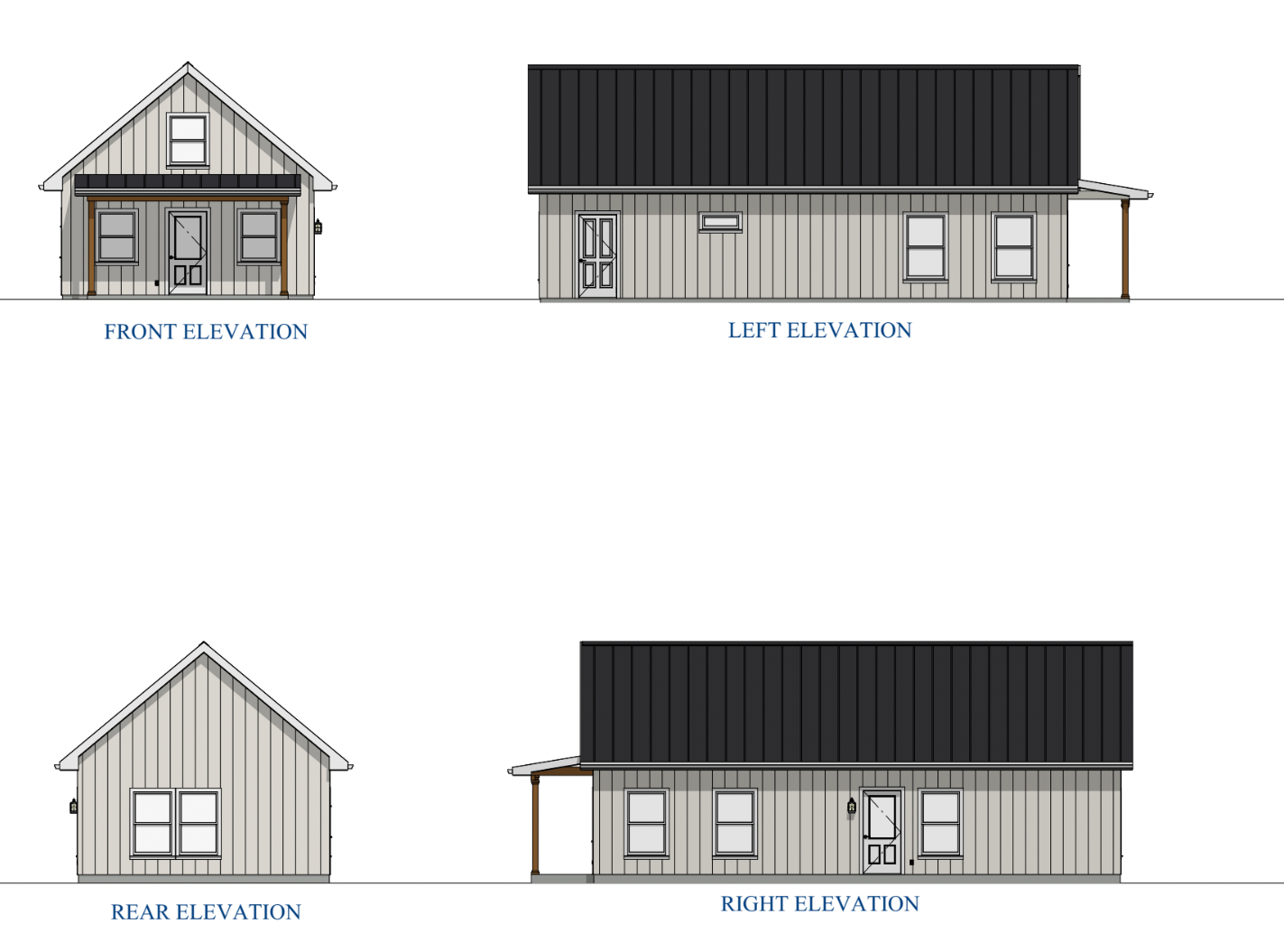 The Iron Elk Steel Barndo House Kit – Amish Built Cabins | Modular ...