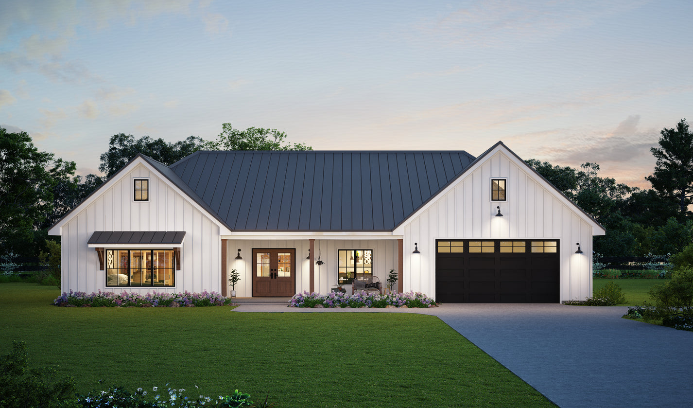 The Sagebrush Farmhouse Steel Barndo House Kit – Amish Built Cabins ...