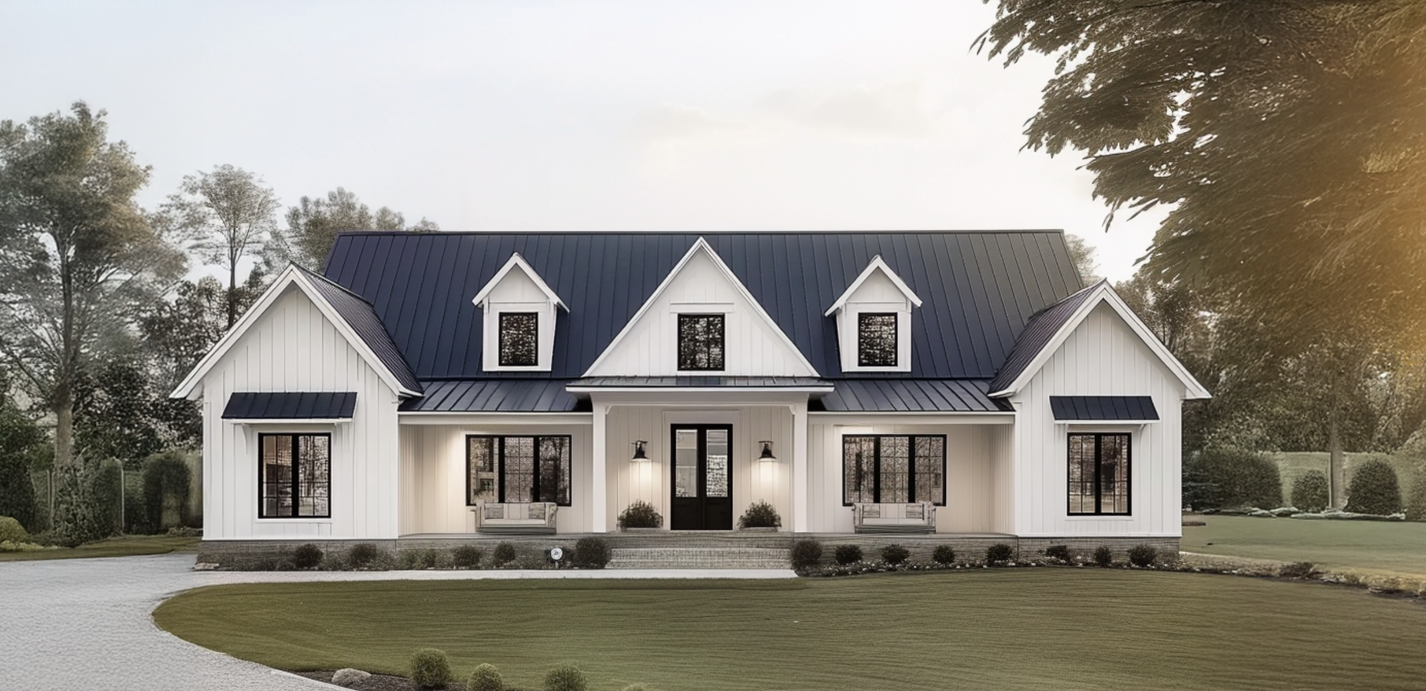 The Wexley Farmhouse Steel Barndo House Kit – Amish Built Cabins ...