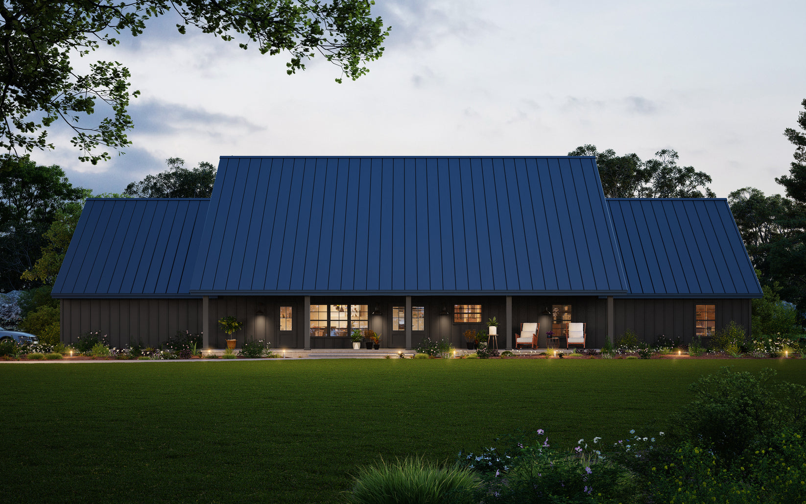 The Black Eagle Steel Barndo House Kit – Amish Built Cabins | Modular ...