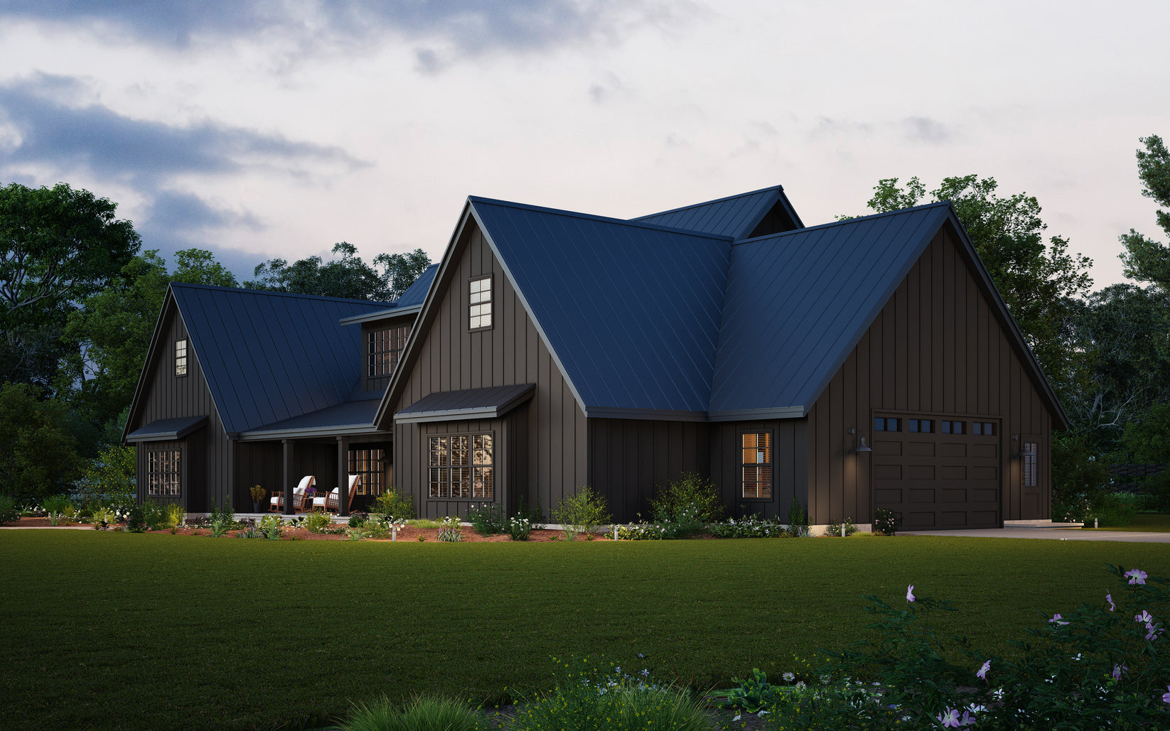 The Black Eagle Steel Barndo House Kit – Amish Built Cabins | Modular ...
