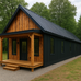 The Rookie Cabin (Offered in 2 bed and 1 bath options) – Amish Built Cabins
