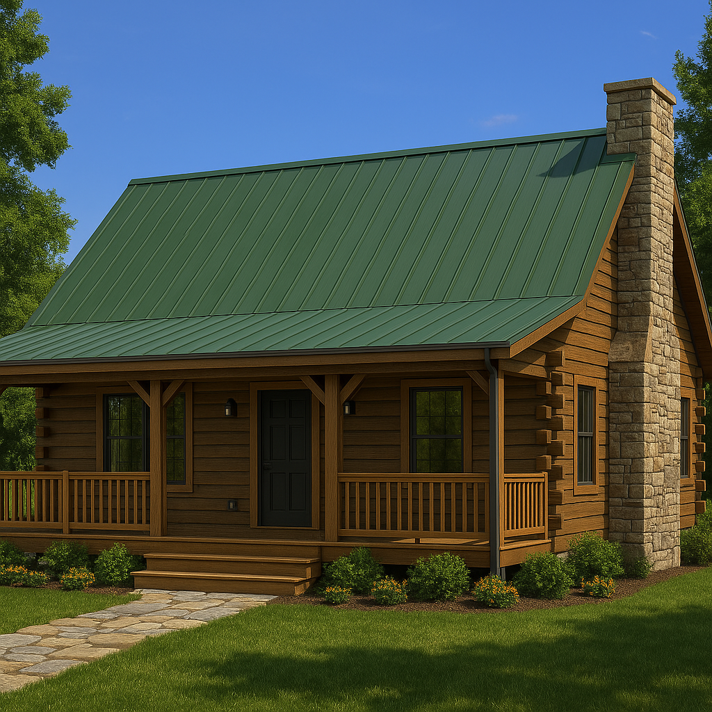 Rocky Ridge Log Home Plan - Log Home Kit – Amish Built Cabins