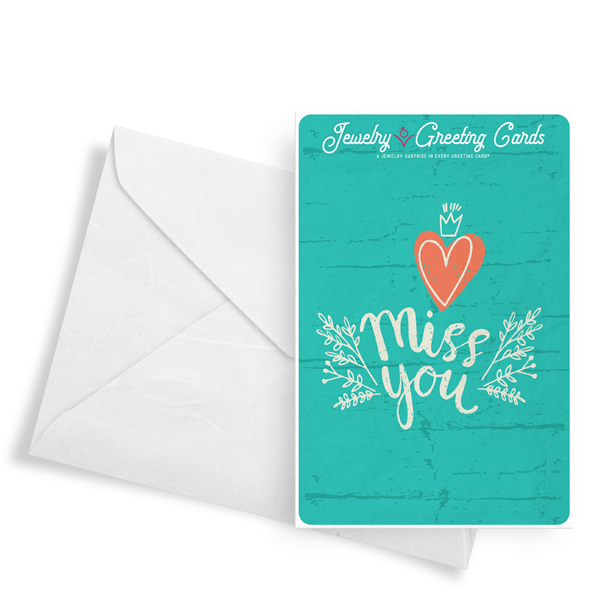 Miss You Jewelry Greeting Card – Amish Built Cabins | Modular Cabins ...
