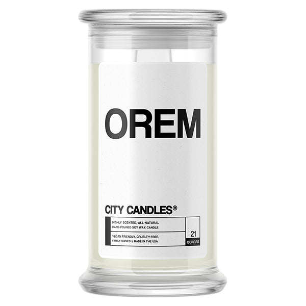 Orem City Candle – Amish Built Cabins