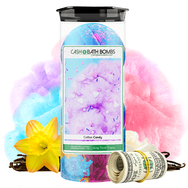 Carnival Cotton Candy Cash Bath Bombs Twin Pack – Amish Built Cabins
