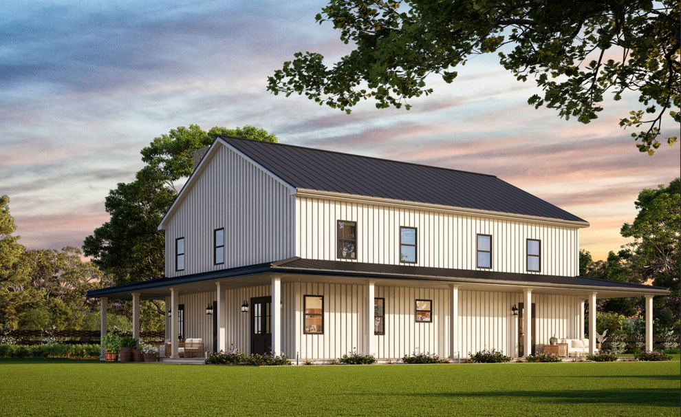 The Barndo Belle Steel Barndo House Kit – Amish Built Cabins | Modular ...