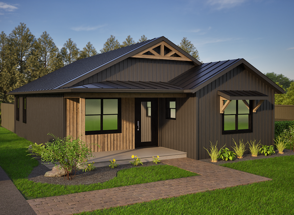 The Timber Charm Cabin (NEW MODEL) – Amish Built Cabins