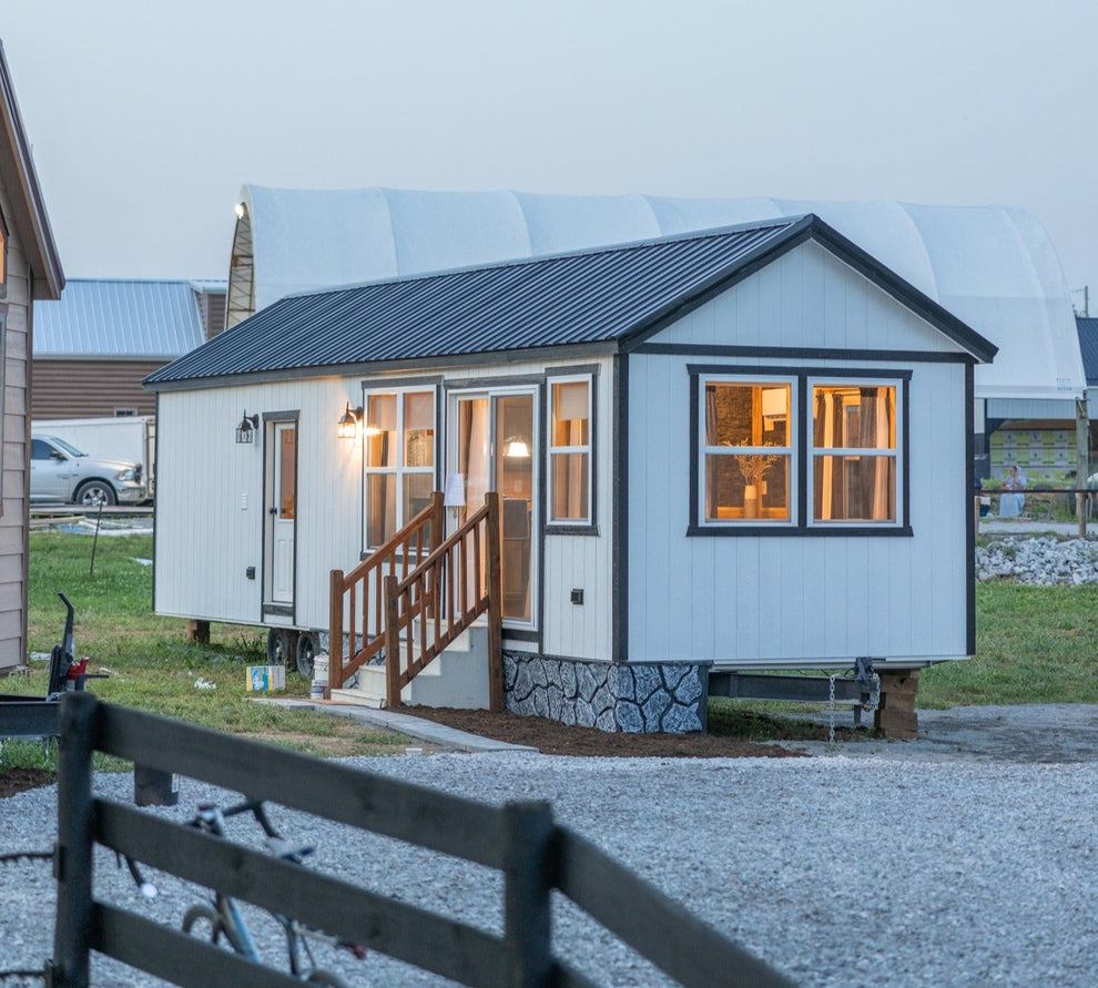 The CLARISSA RV Park Model (NEW!) – Amish Built Cabins | Modular Cabins ...