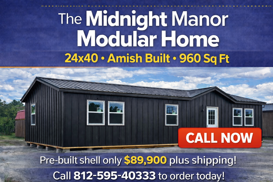 Amish-Built Modular Turnkey Cabins & Cabin Shells – Amish Built Cabins ...