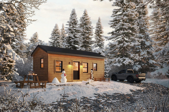 Baby Bertha RV Park Model – Amish Built Cabins | Modular Cabins ...