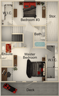 The Chateau House Kit - Home Kit – Amish Built Cabins | Modular Cabins ...