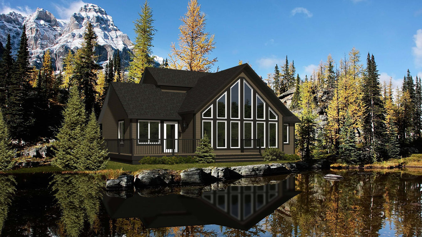 Cloudberry Cottage House Kit - Home Kit – Amish Built Cabins | Modular ...