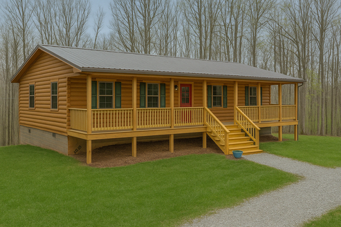 The Country Rancher Cabin ( 1,2 and 3 bedroom options ) – Amish Built ...