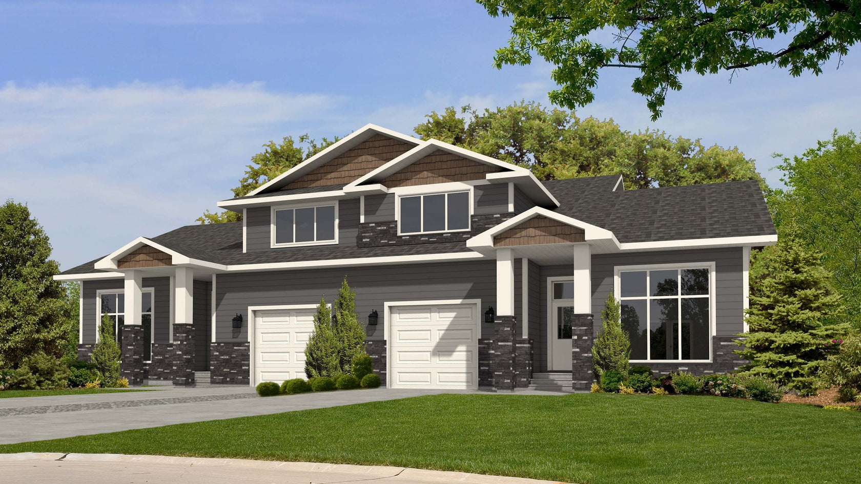 Dual Bliss Duplex House Kit - Duplex Home Kit – Amish Built Cabins ...