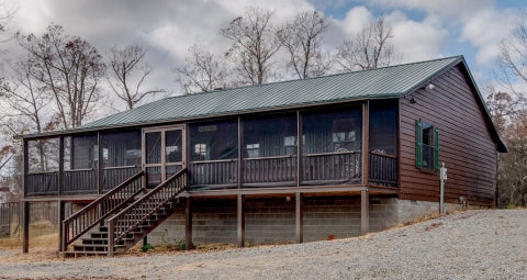 The BIGGER Family Homesteader Cabin (4 bed 2 bath) – Amish Built Cabins