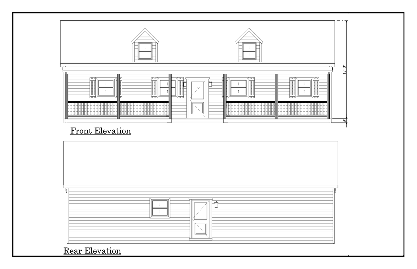 MODERN BIG BERTHA 3.0 (3 BED 2 BATH) – Amish Built Cabins | Modular ...