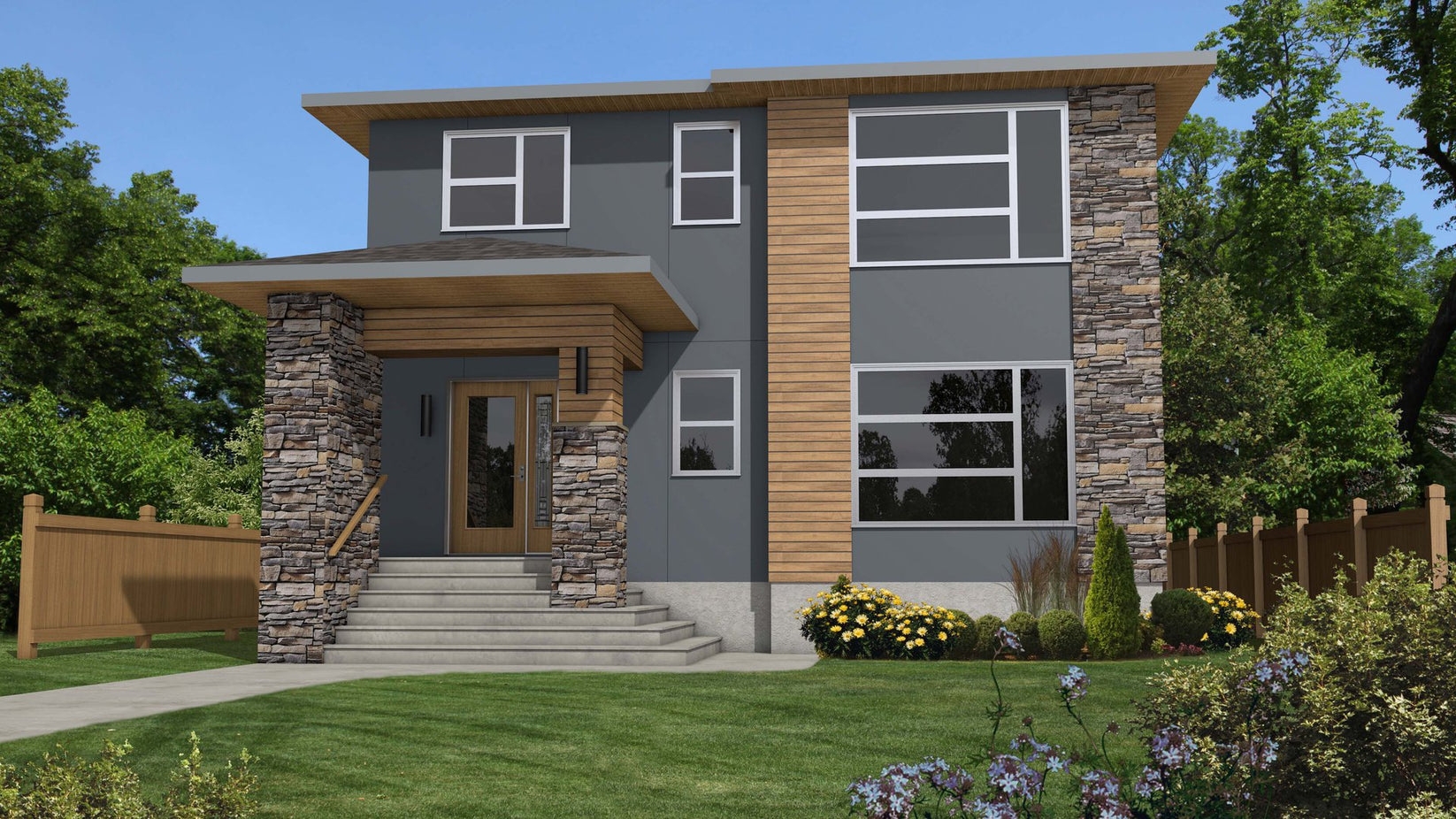 Featherstone Contemporary Cottage House Kit - Home Kit – Amish Built Cabins