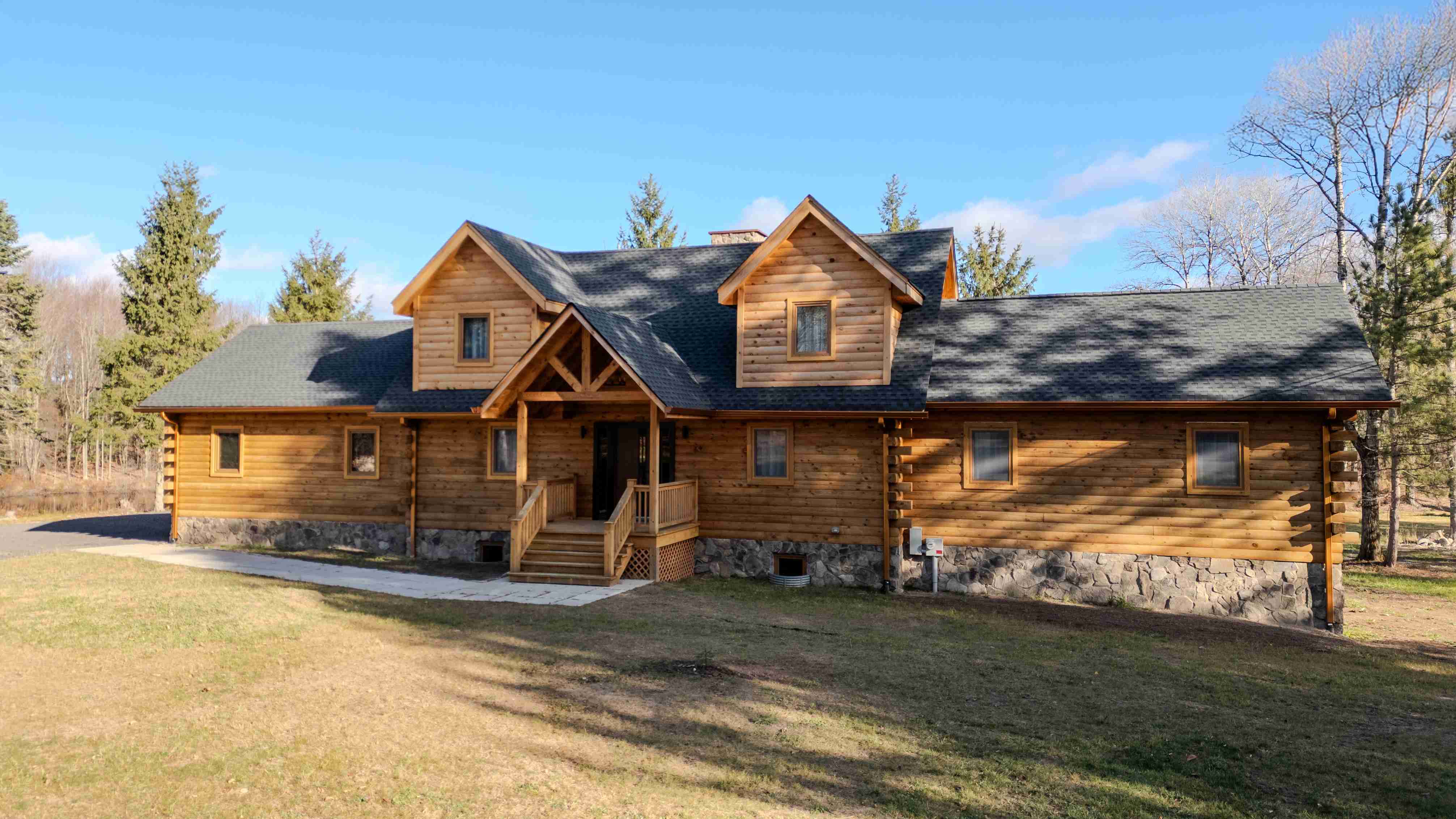 The Friar Tuck Cabin – Luxury Log Home Kit – Amish Built Cabins | Amish ...