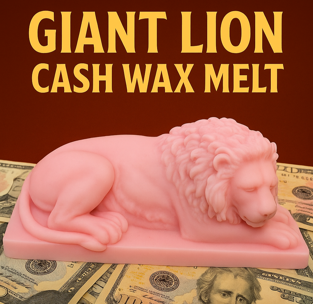 Giant Lion Shaped Cash Wax Melt – Amish Built Cabins