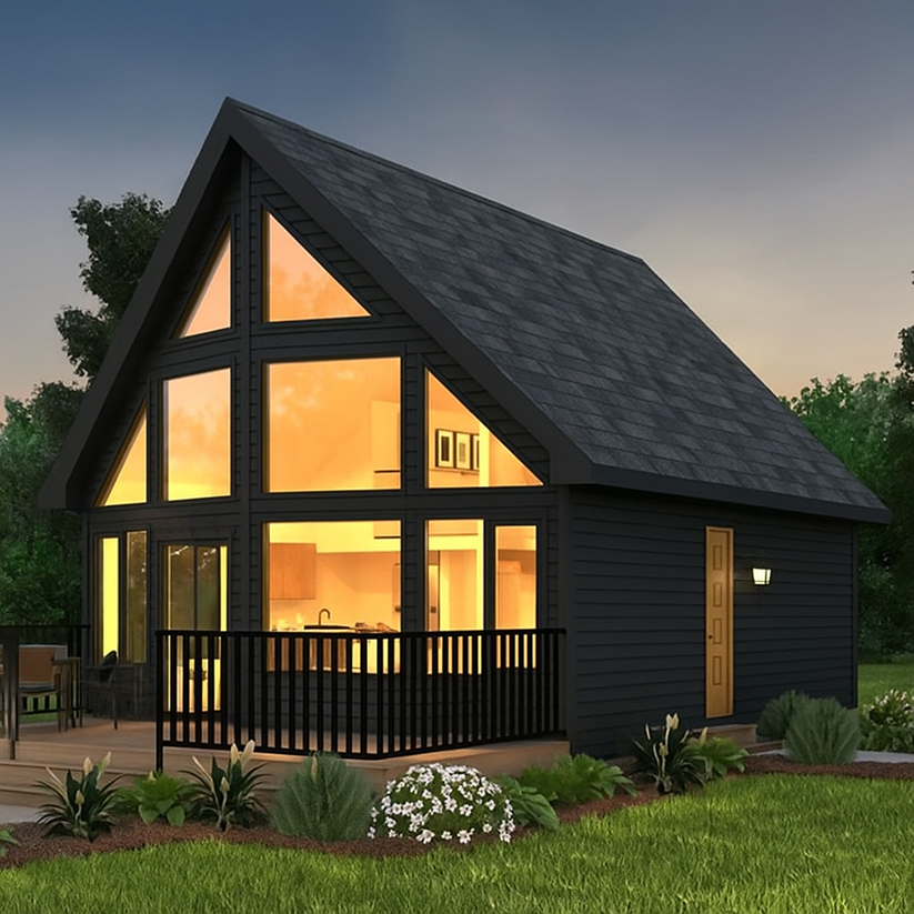 The Lofted Cottage (2 bed 1 bath OR 3 bed 1 bath options) – Amish Built ...