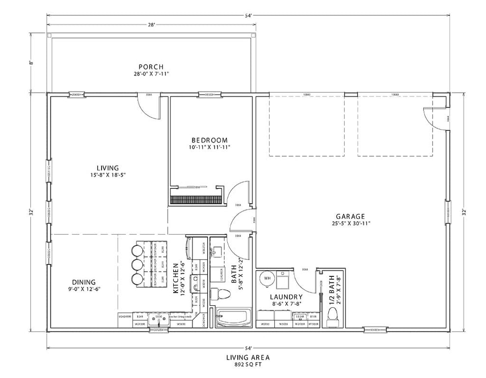 The Outlander Affordable House Kit – Amish Built Cabins | Modular ...