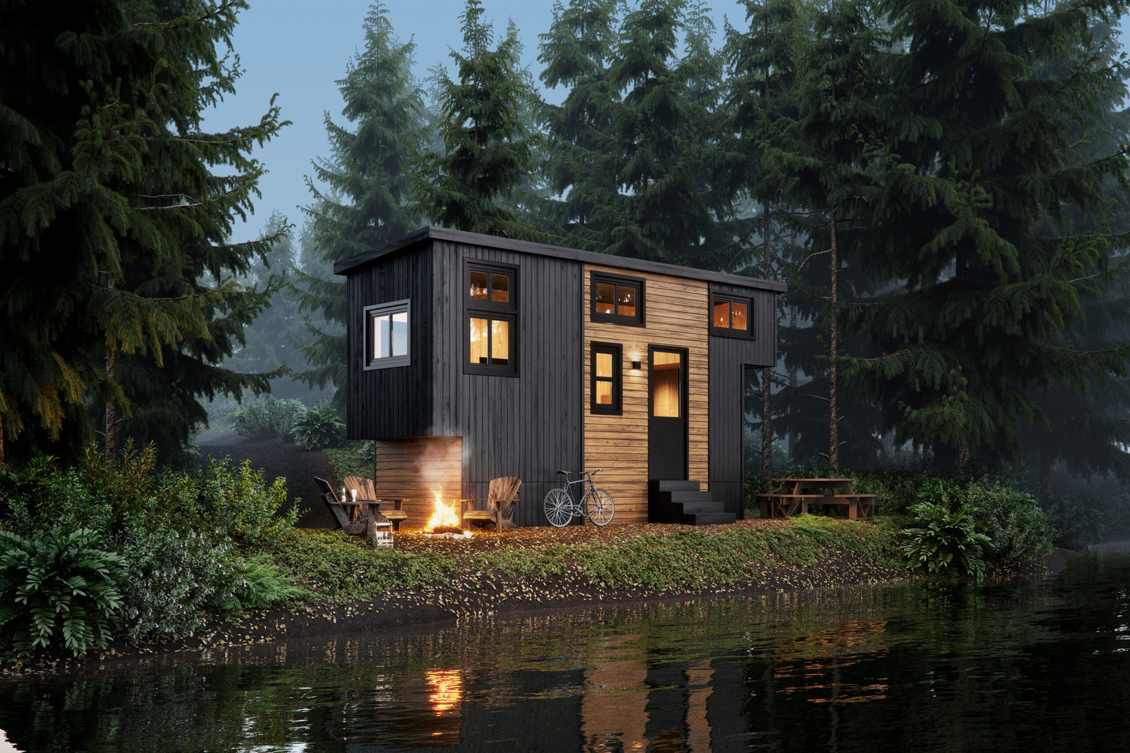 The Peter Pan RV Park Model (NEW) – Amish Built Cabins | Modular Cabins ...