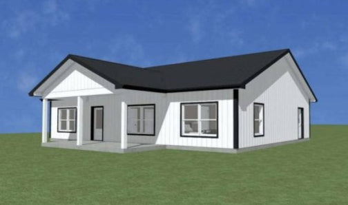The Prairie Metal House Kit – Amish Built Cabins | Modular Cabins ...