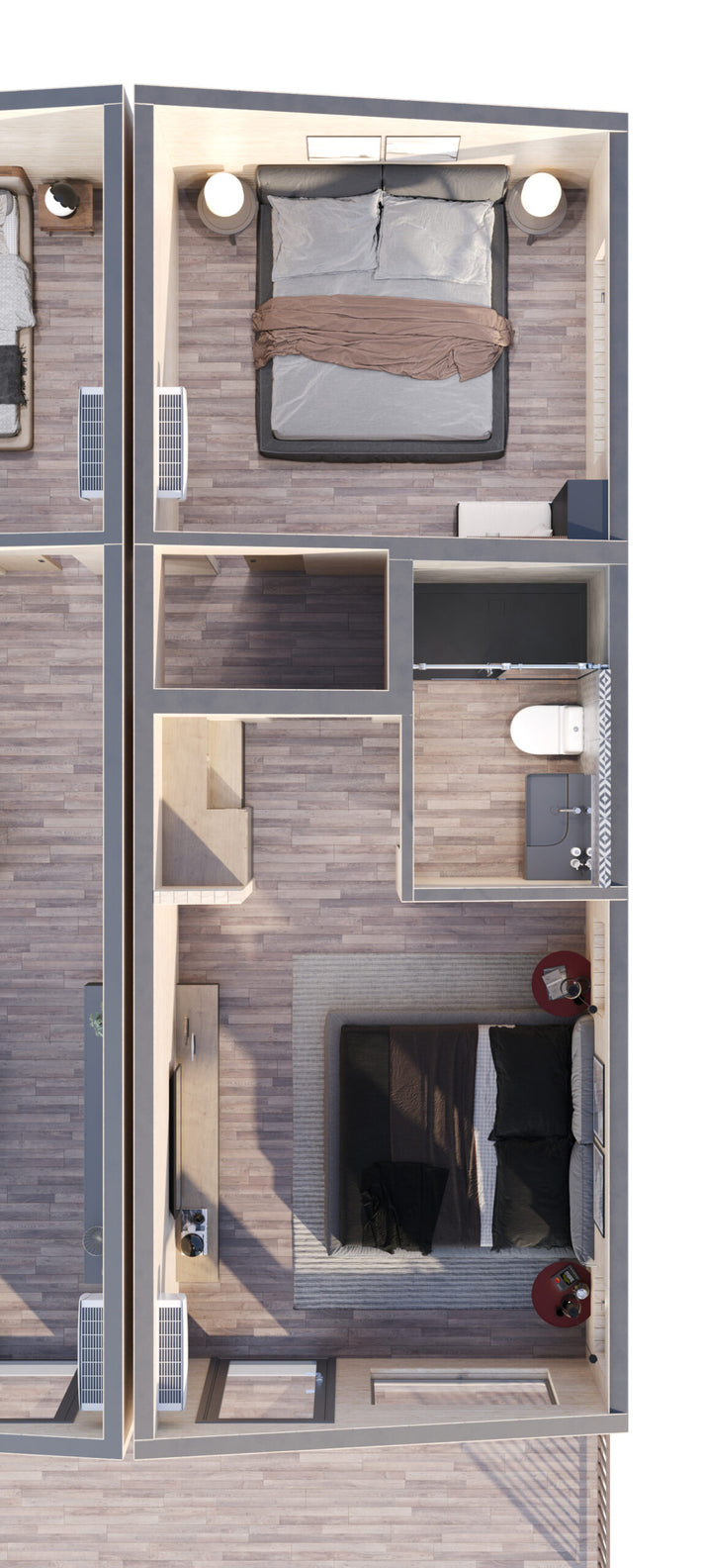 Prefab Modular Duplex (Great for rentals!) – Amish Built Cabins