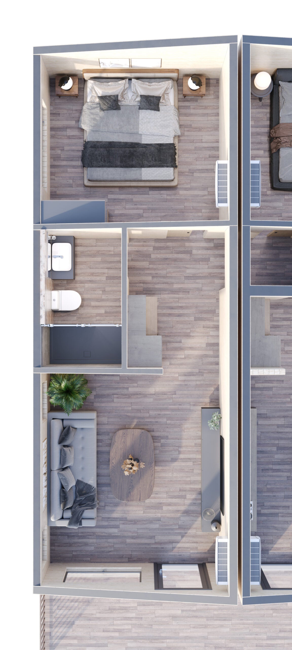 Prefab Modular Duplex (Great for rentals!) – Amish Built Cabins