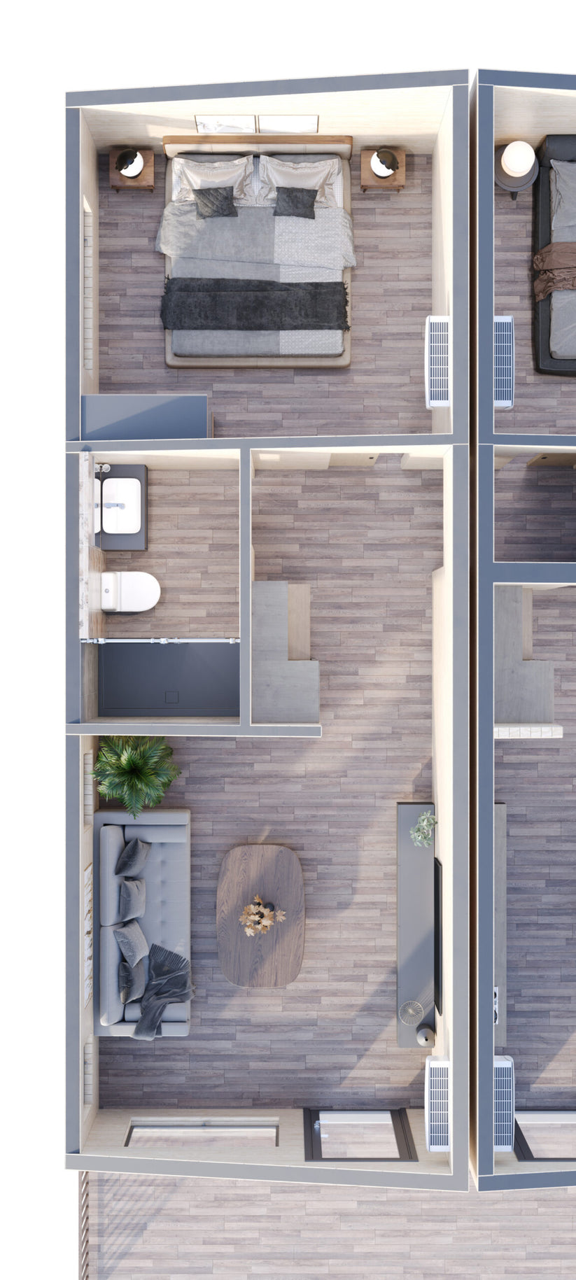 Prefab Modular Duplex (Great for rentals!) – Amish Built Cabins