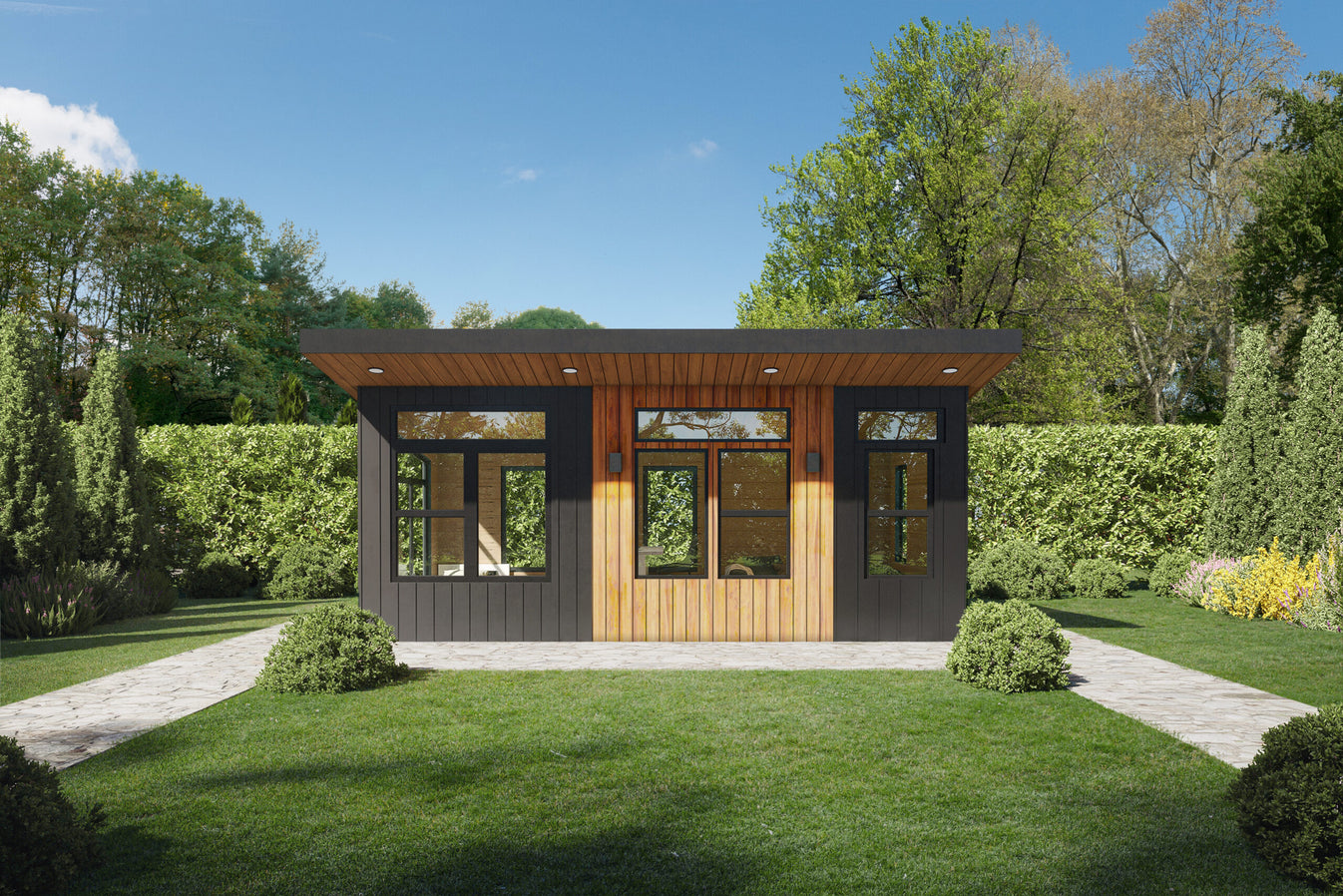 The Backyard Bungalow Studio – Amish Built Cabins