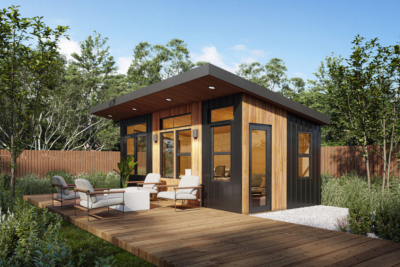 The Backyard Bungalow Studio – Amish Built Cabins | Modular Cabins ...
