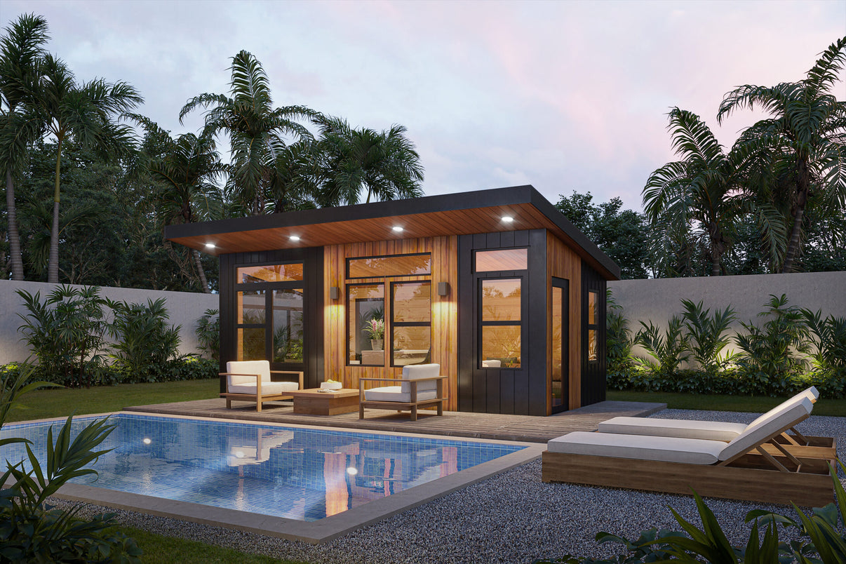 The Backyard Bungalow Studio – Amish Built Cabins