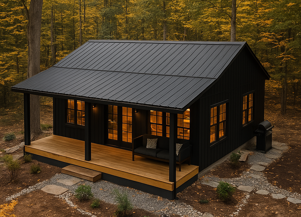THE ZORRO TURNKEY MODERN MODULAR CABIN – Amish Built Cabins